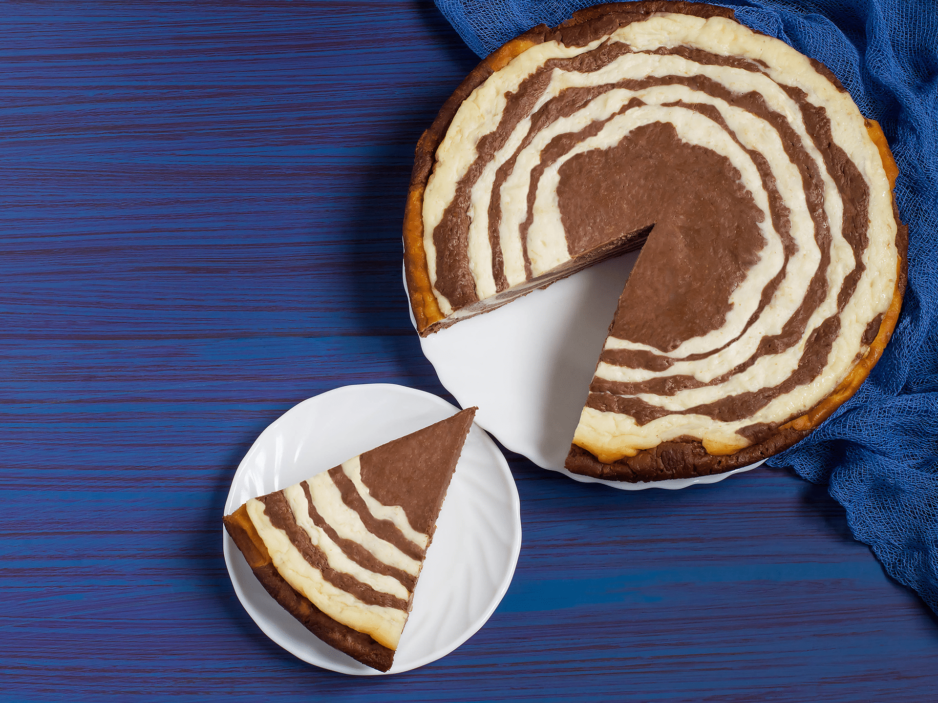 Cheesecake zebra - Burro Prealpi